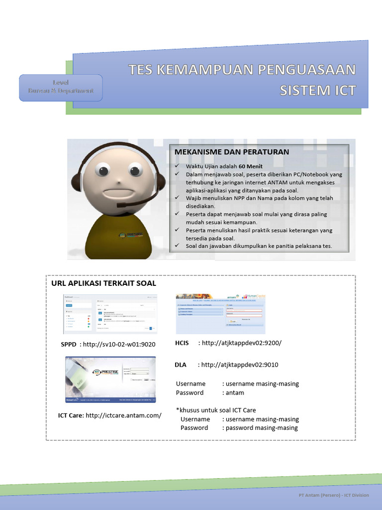 Soal Tes Komputer ICT 2022.06.23 | PDF