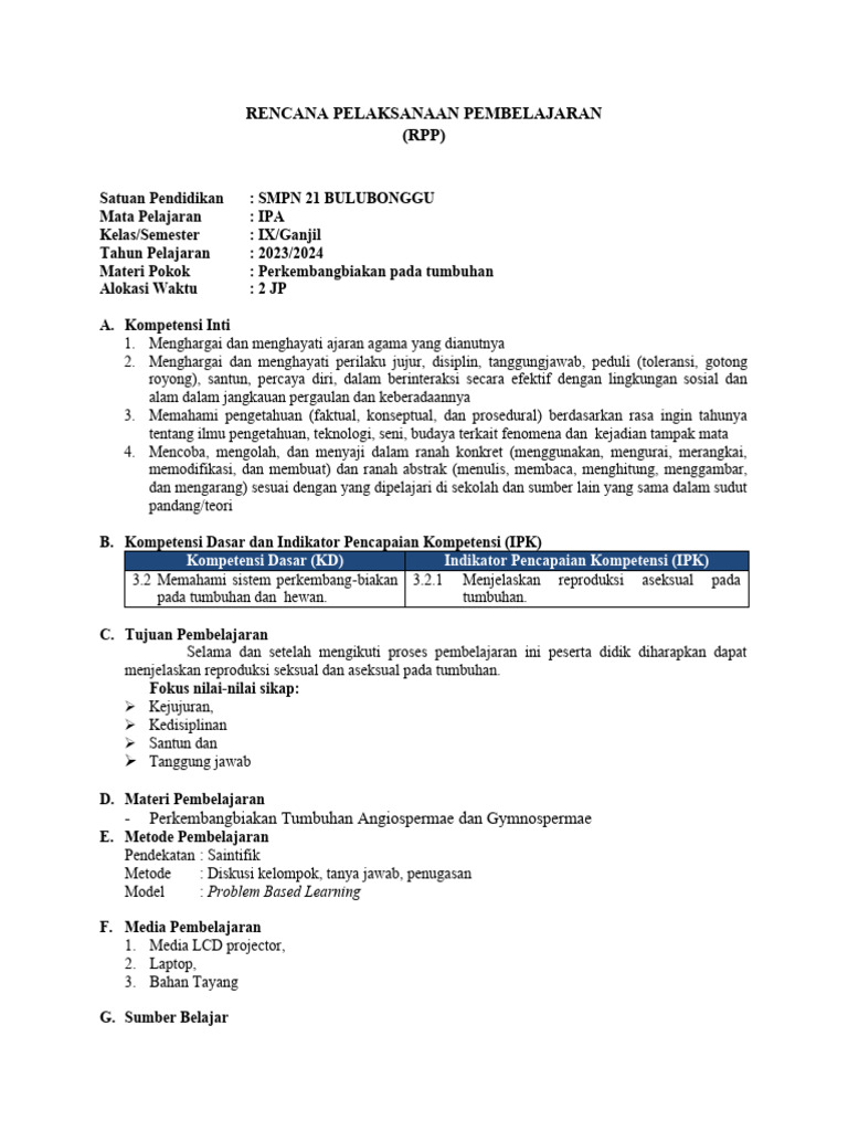 Modul Ipa Kelas 9 | PDF