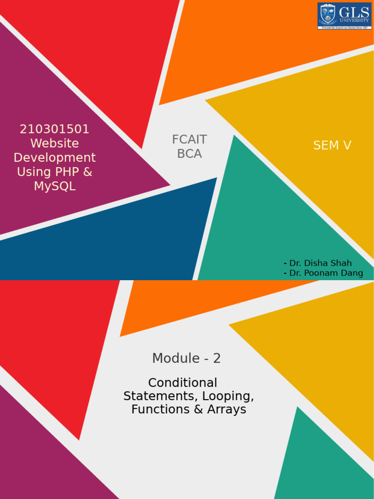 PHP Unit-2 | PDF | Control Flow | Variable (Computer Science) PHP Unit-2 | PDF | Control Flow | Variable (Computer Science)