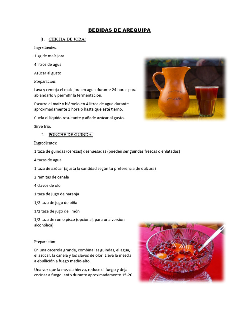 Bebidas Pdf