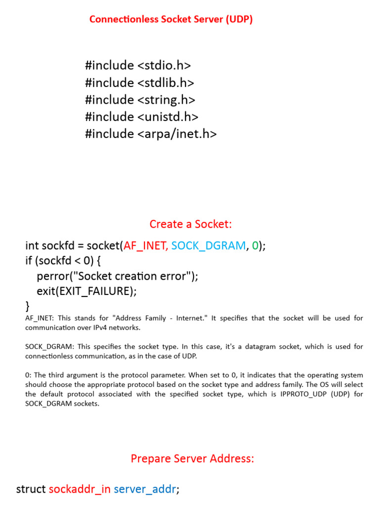 Udp Socket | PDF