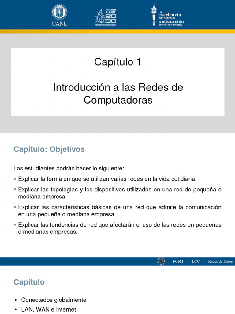 Cap.1 LCC - RC | PDF | Red de computadoras | Internet