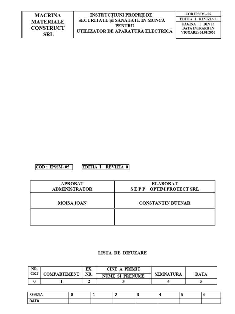 Ipssm Aparatura Electrica | PDF
