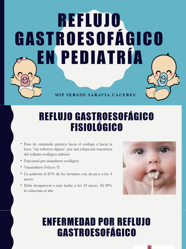 Reflujo Gastroesofágico en Pediatría | PDF | La enfermedad por reflujo ... Reflujo Gastroesofágico en Pediatría | PDF | La enfermedad por reflujo ...