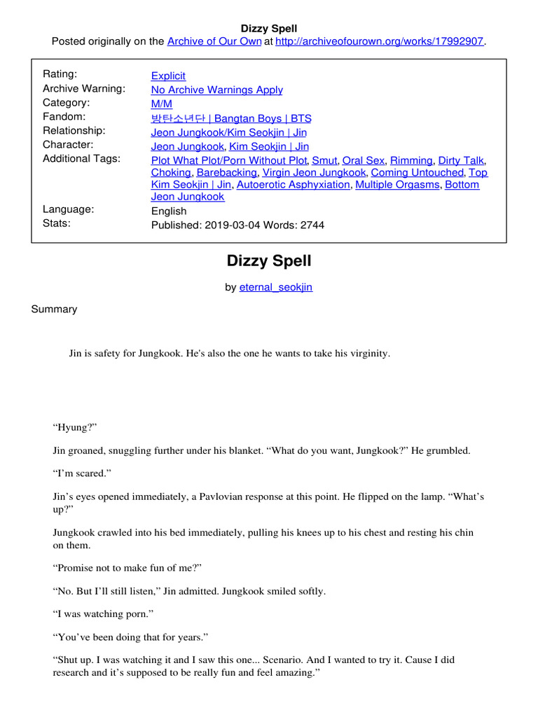 Dizzy Spell | PDF