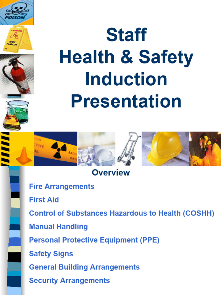 Health & Safety Staff Induction Presentation | PDF