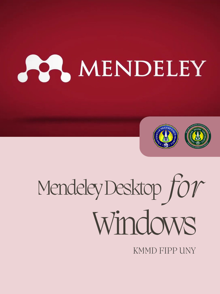 Mendeley Desktop for Windows Guiding Book | PDF
