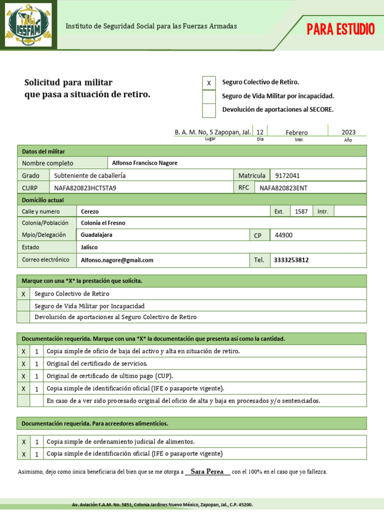Carta de Retiro PDF | PDF