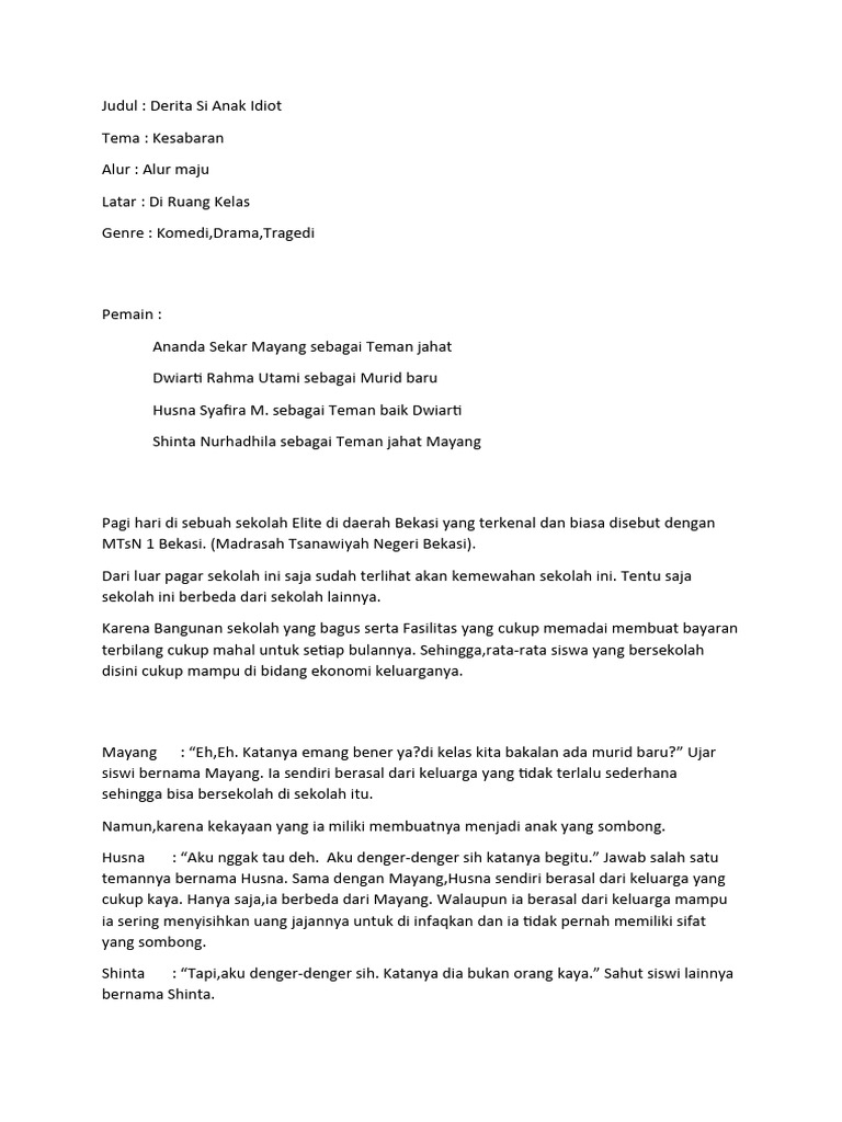 Dialog Drama Bindo II | PDF