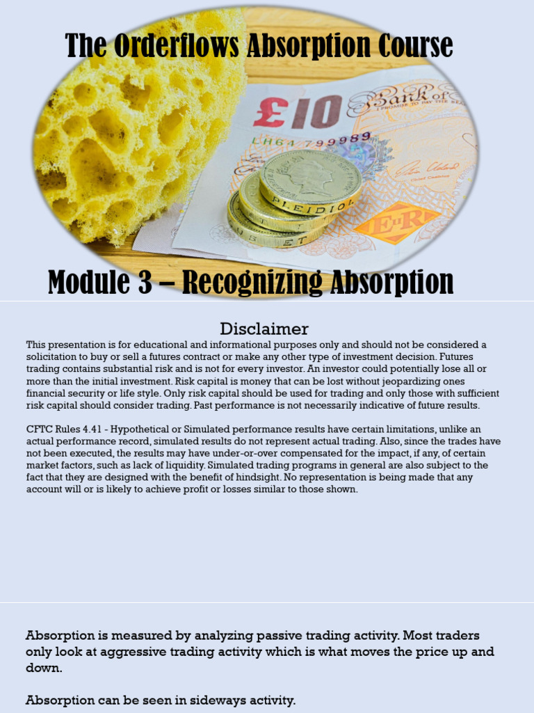Understanding Absorption in Trading | PDF | Financial Economics ...