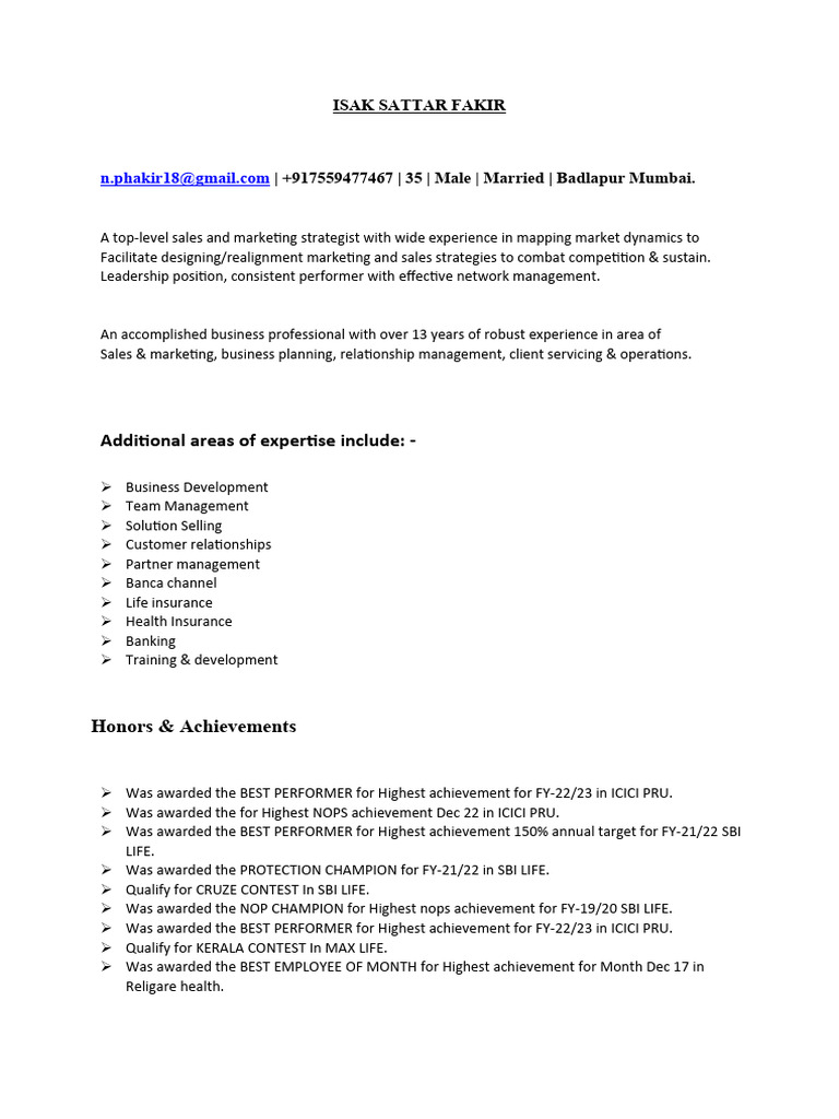 Naukri Isaksattarfakir (12y 0m) | PDF | Economies | Business Economics