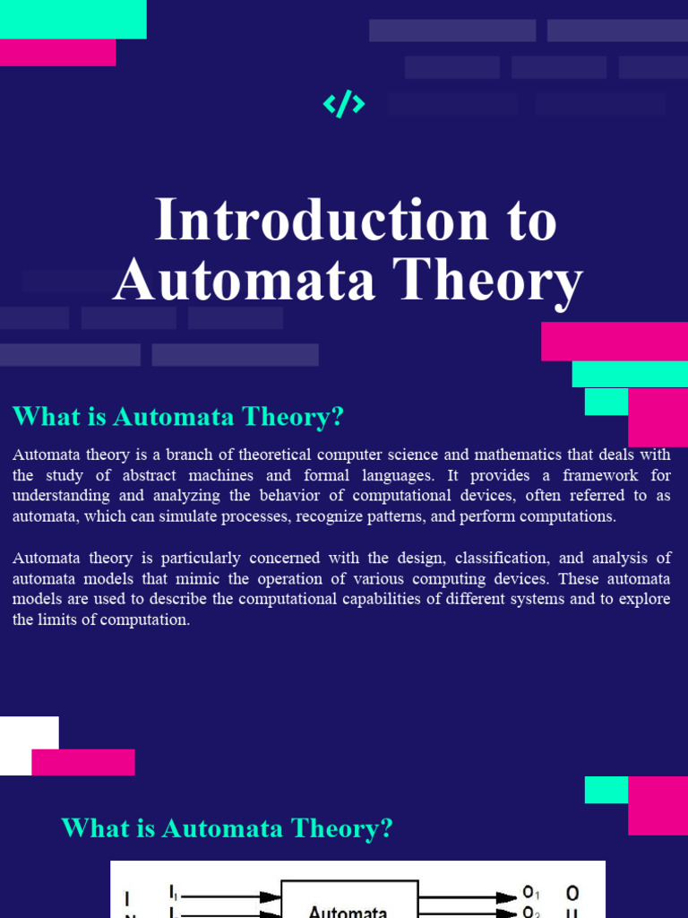 Automata Download Free Pdf Theoretical Computer Science Computational Science