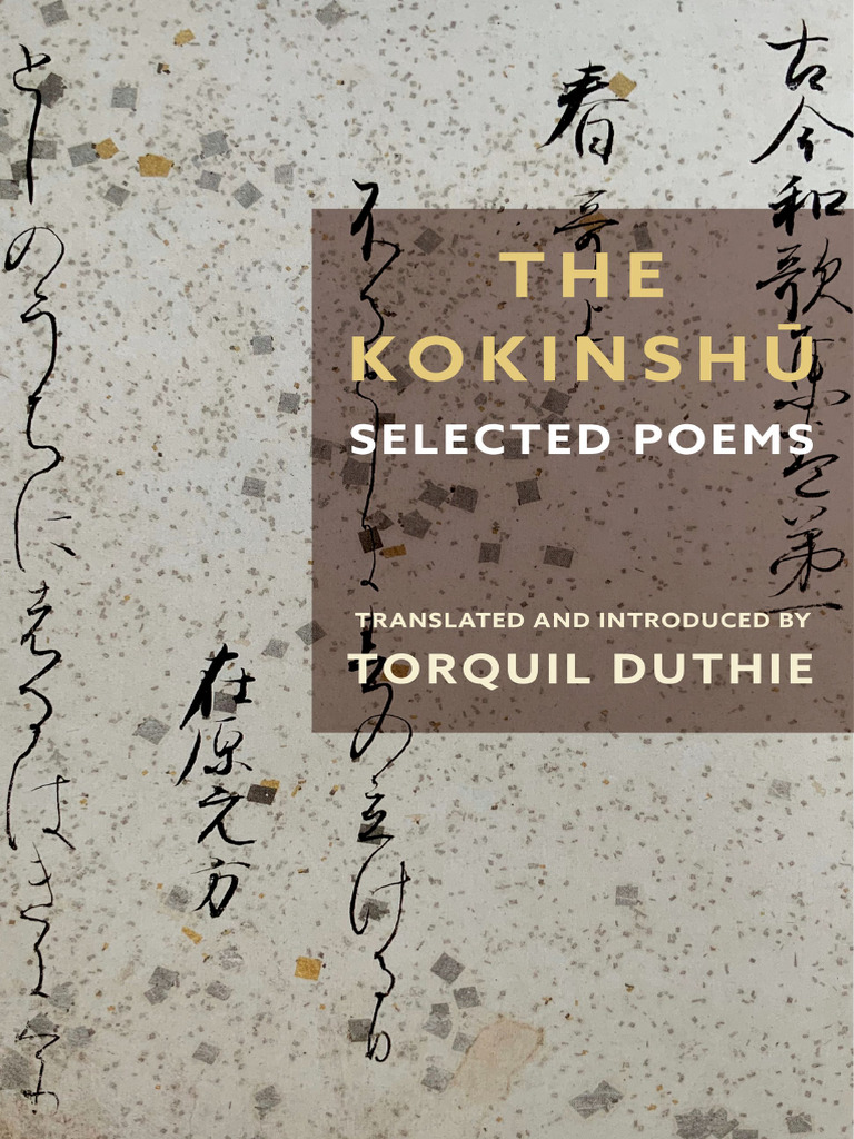The Kokinshū. Selected Poems | PDF