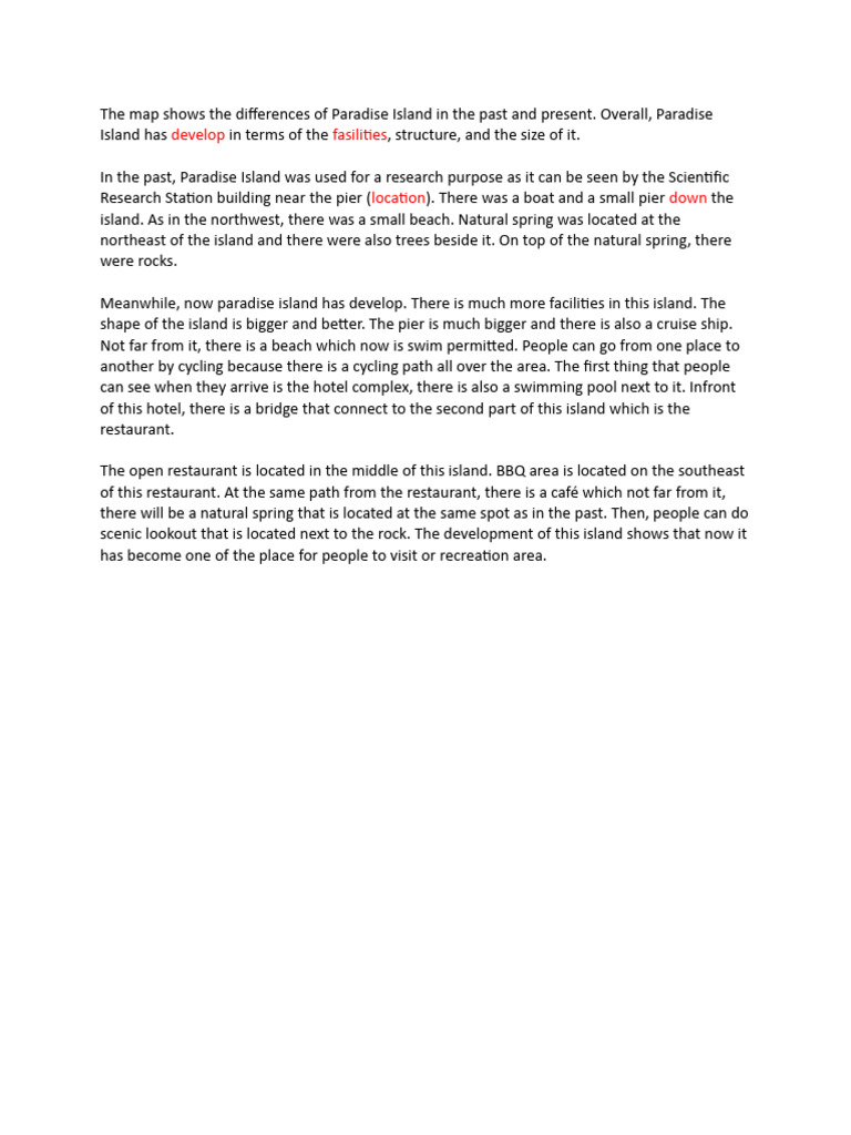 Sample Answer Writing Task 1 - Student | PDF