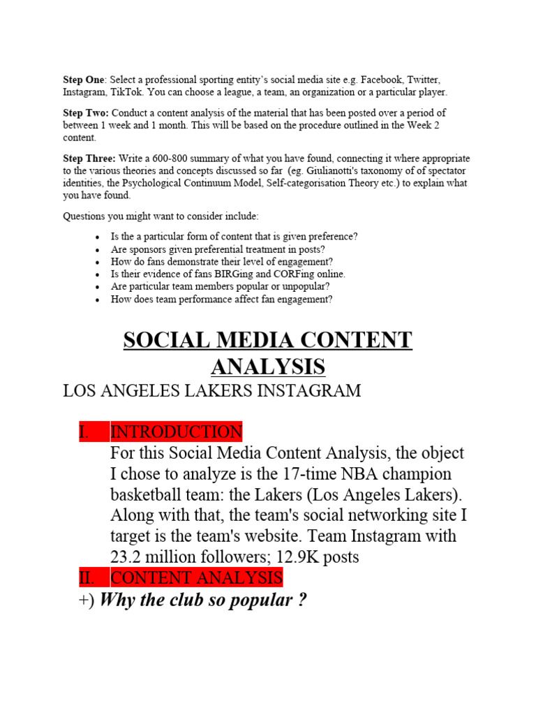 Social Media Content Analysis | PDF Social Media Content Analysis | PDF