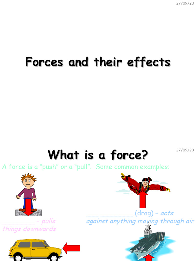 g7 Forces and Their Effects | PDF