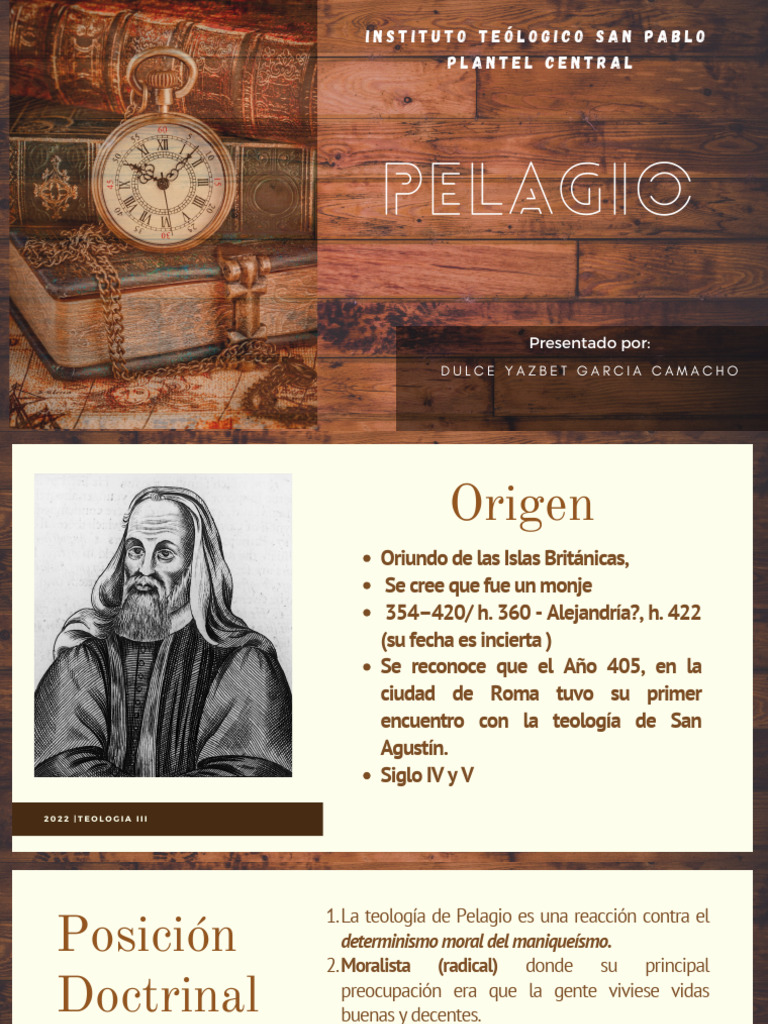 Pelagio Teoiii | PDF | Gracia divina | Salvación