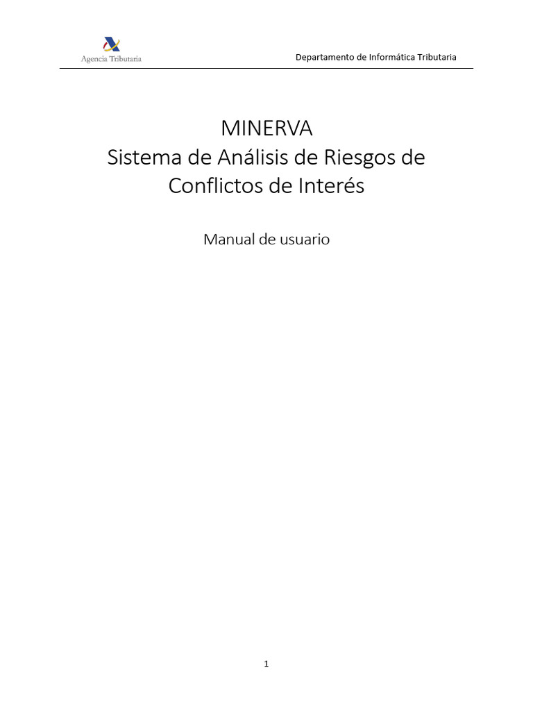 MINERVA Manual Usuario | PDF