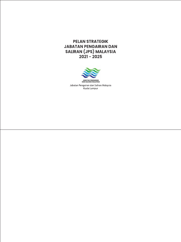 Pelan Strategik JPS 2021-2025 | PDF