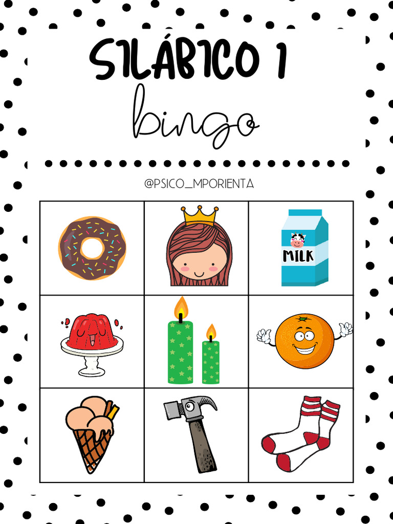 ?bingo Sílabas ? | PDF