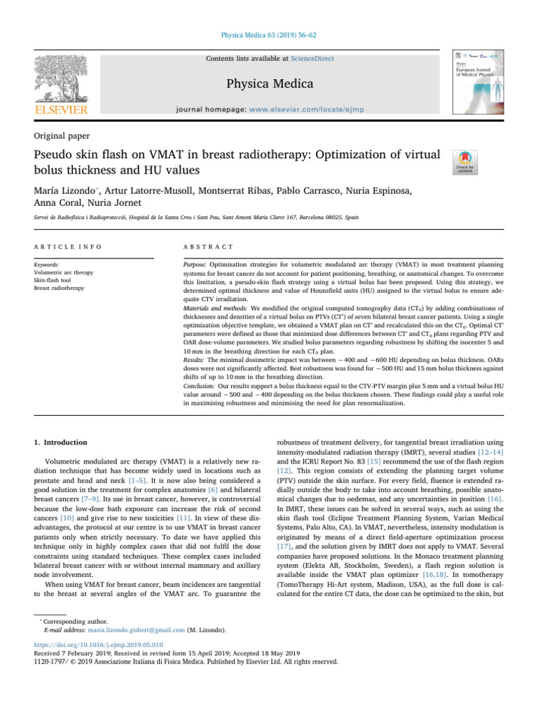 Bolus Içi PTV Meme | PDF | Science & Mathematics