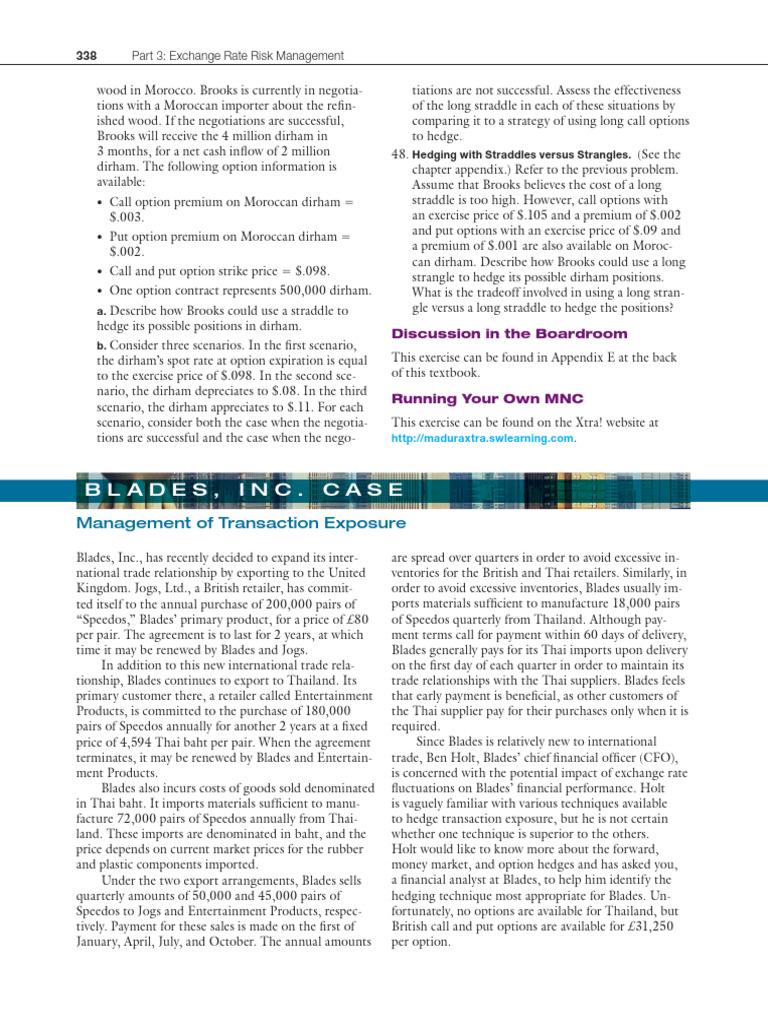 Kasus Blades Inc. CH 11 | PDF