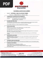 MSDS National Paint | PDF