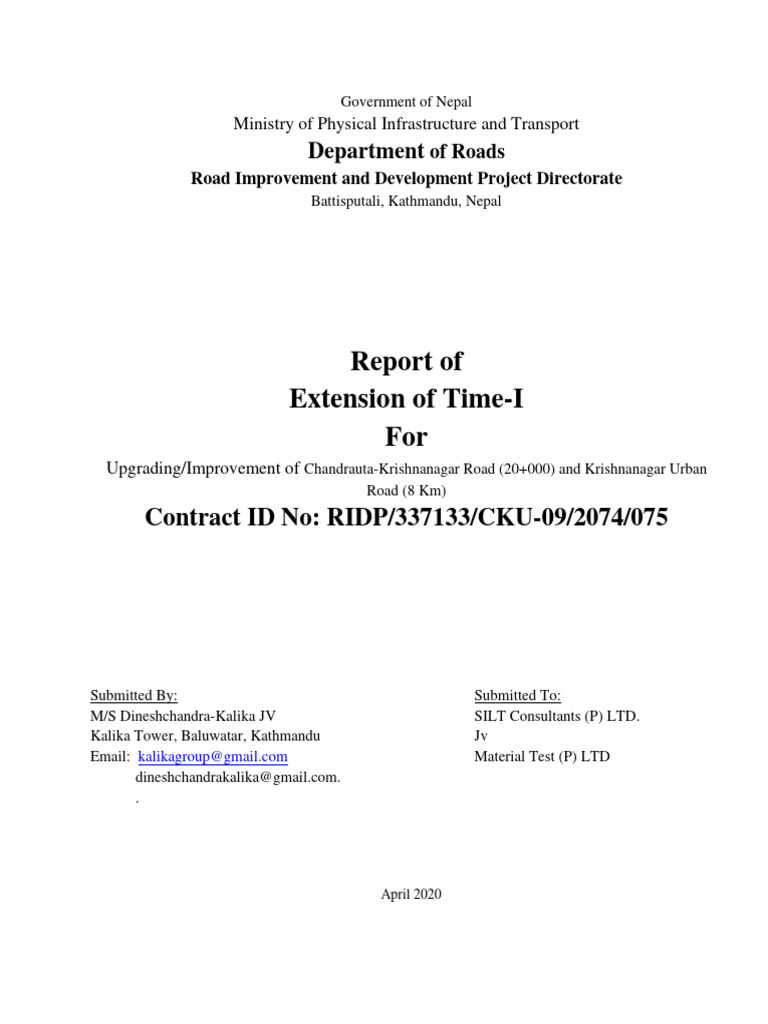 EOT CKU Main Report | PDF