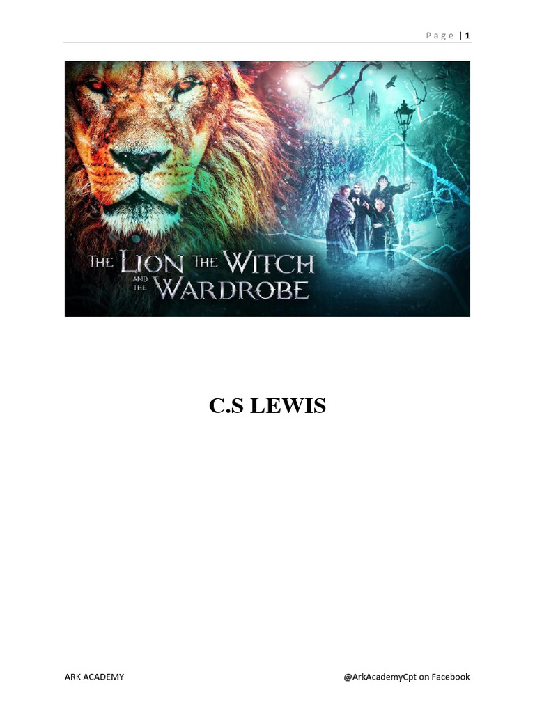 C.S. Lewis: Narnia's Magical Beginnings | PDF | C. S. Lewis | The ...