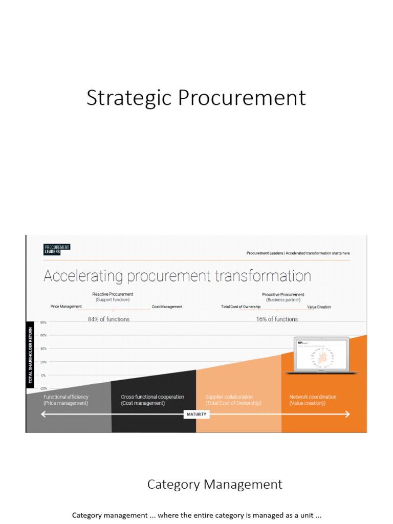 Strategic Procurement PDF | PDF | Procurement | Performance Indicator