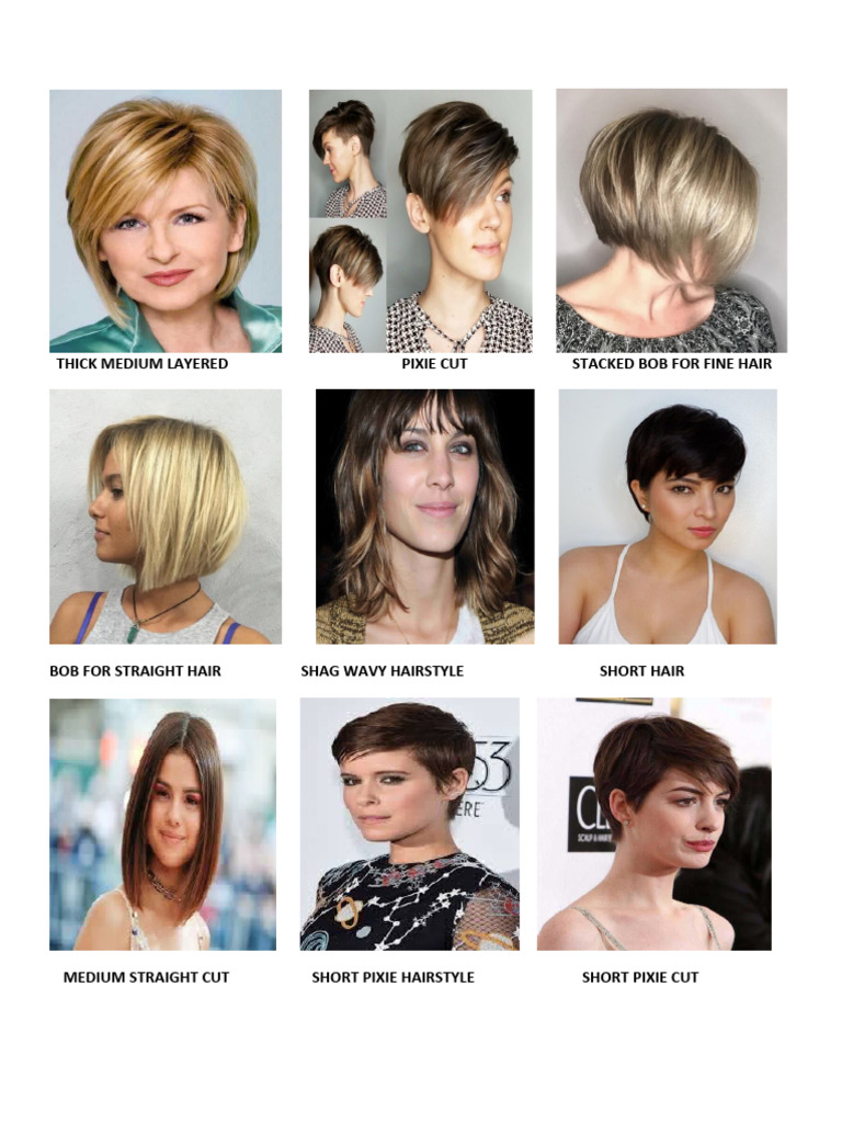 Female Haircut Styles Catalog | PDF