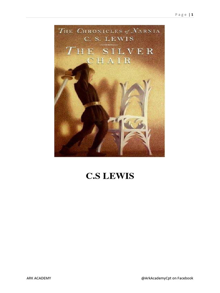 04 The Silver Chair Lesson Plan and Worksheets | PDF