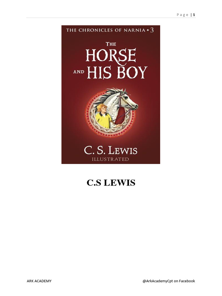05 The Horse and His Boy Worksheets | PDF | C. S. Lewis | Aslan