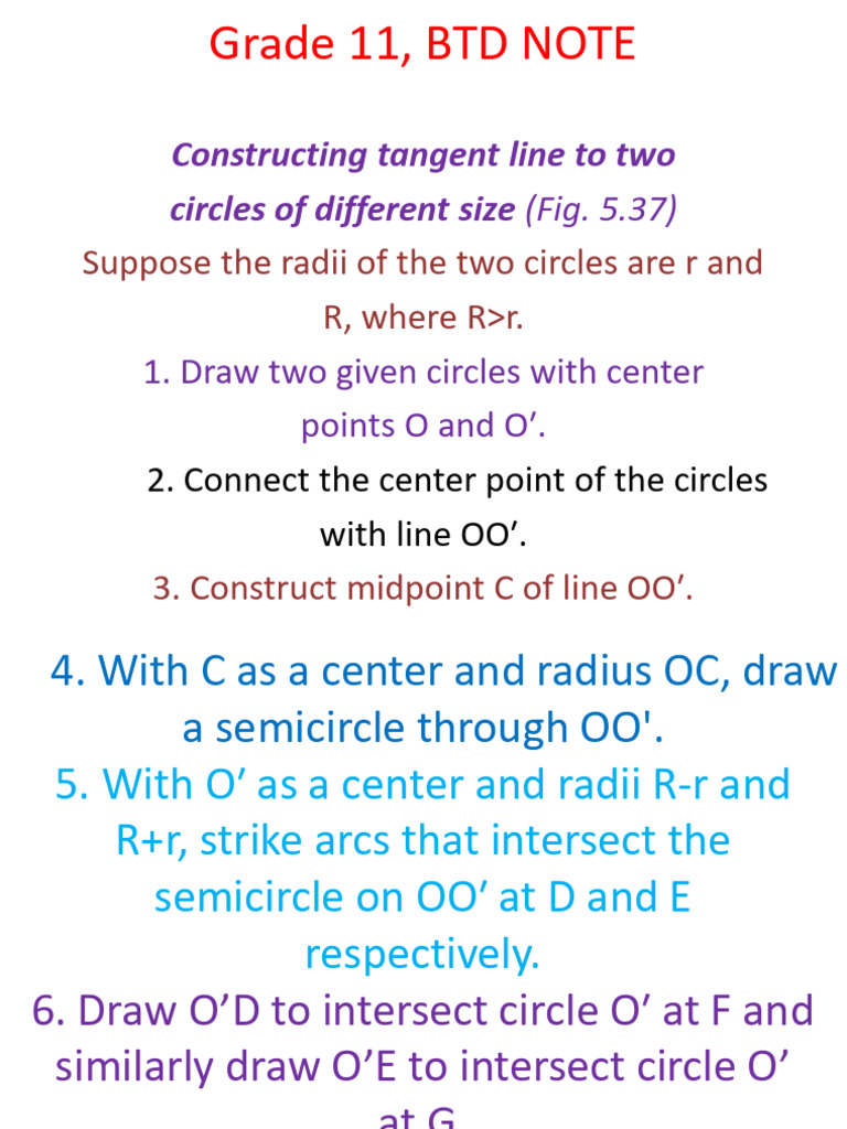 Ethiopian BTD NOTE FOR GRADE 11 | PDF | Ellipse | Euclidean Geometry