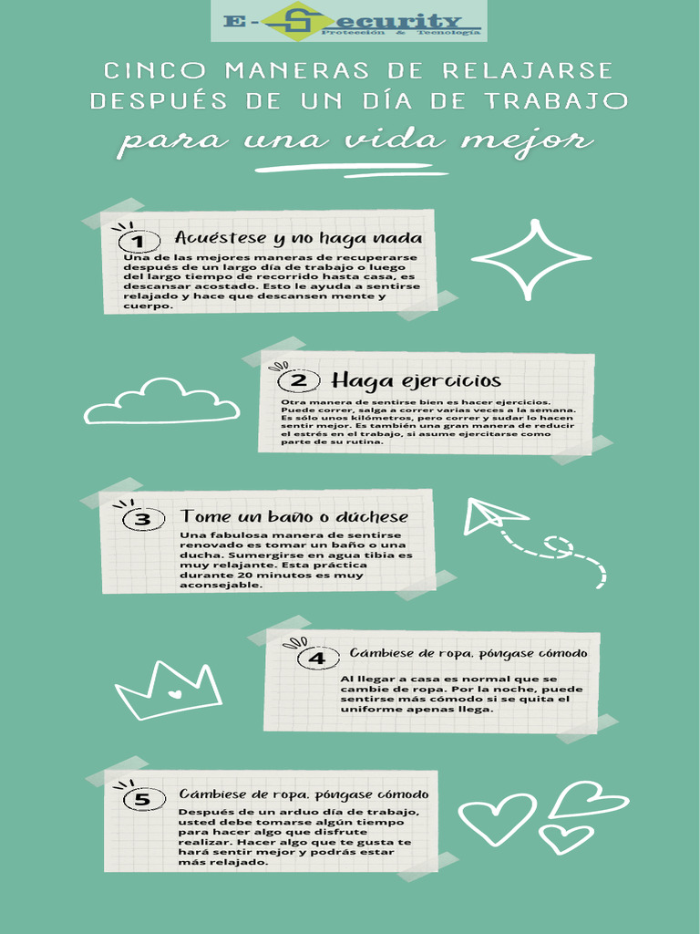 Infografía Pasos para Una Vida Mejor | PDF