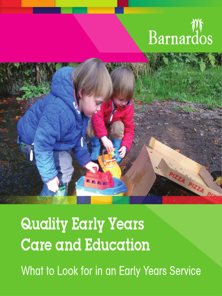 Barnardos-Quality Early Years Care And-Education | PDF | Attachment Theory | Preschool