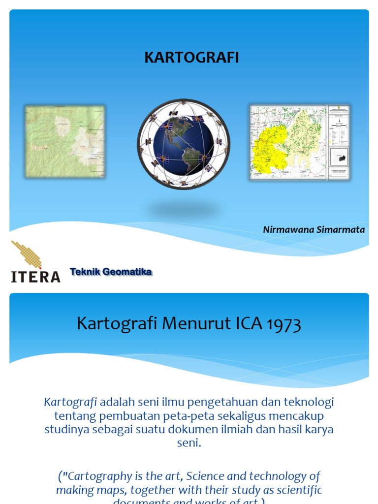 14 Pengantar Geomatika Kartografi | PDF
