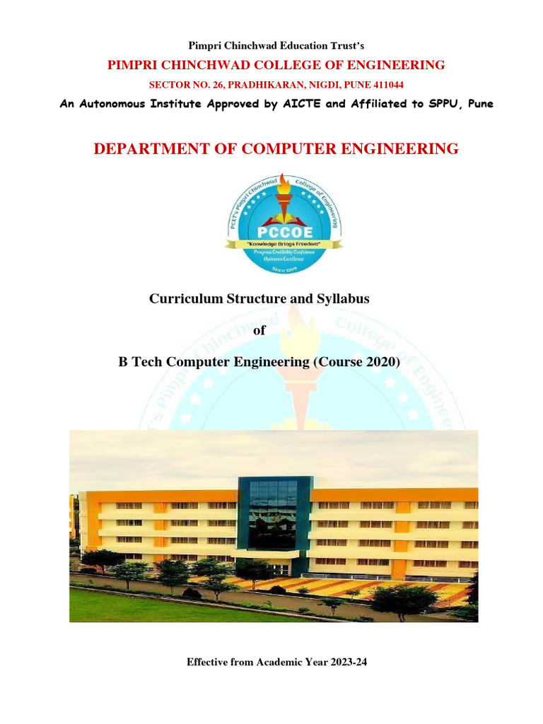BTech Computer Engg Curriculum | PDF | Cloud Computing | Databases