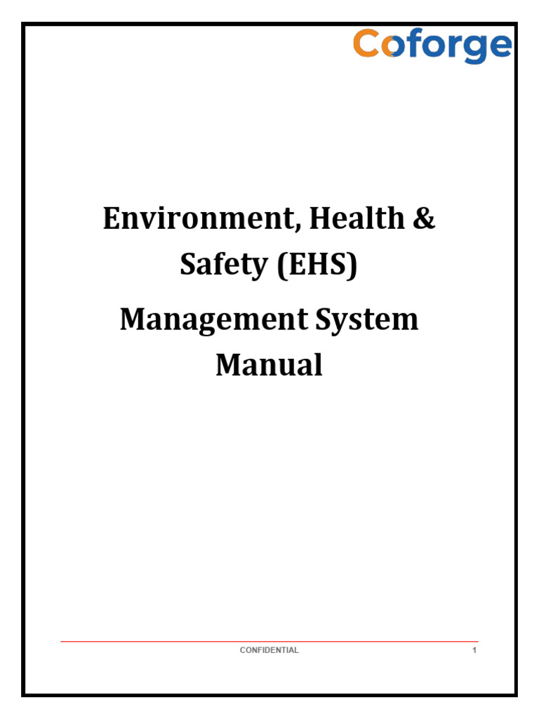 Environment Health Safety Manual | PDF