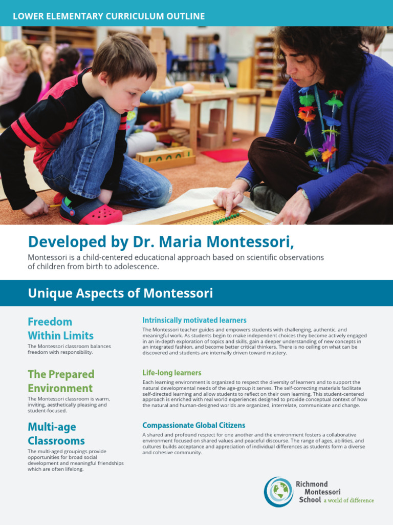 Montessori Lower Elementary Overview | PDF | Learning | Montessori ...