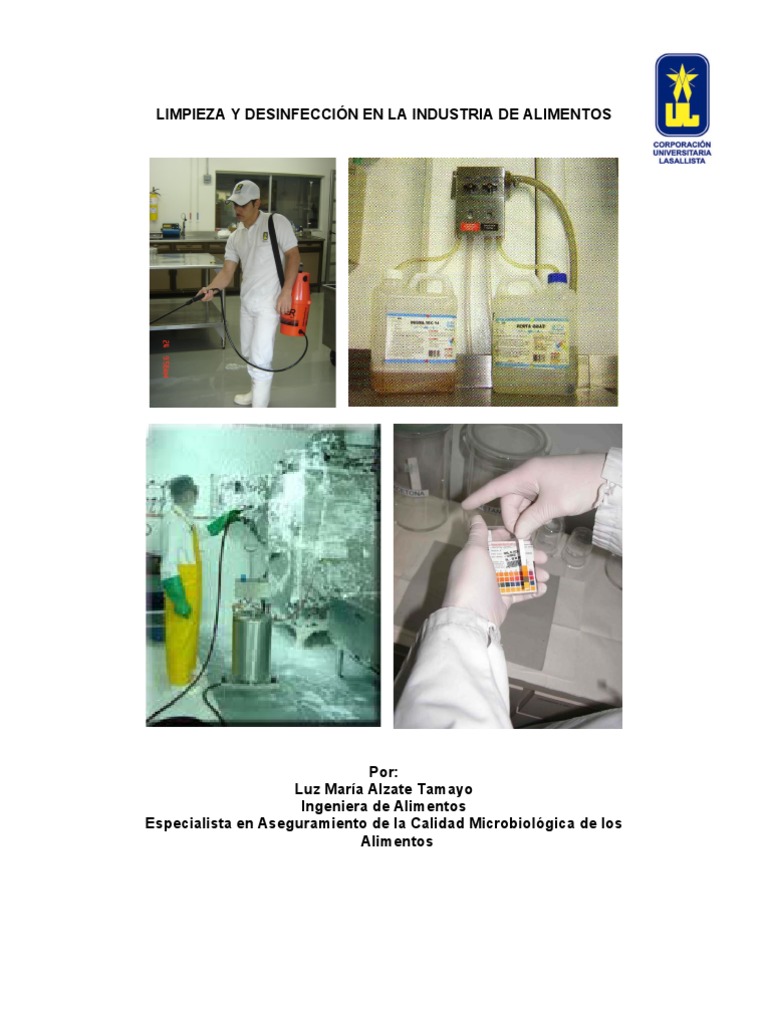 Limpieza y Desinfeccion en La Industria de Alimentos | PDF | Detergente | Agua