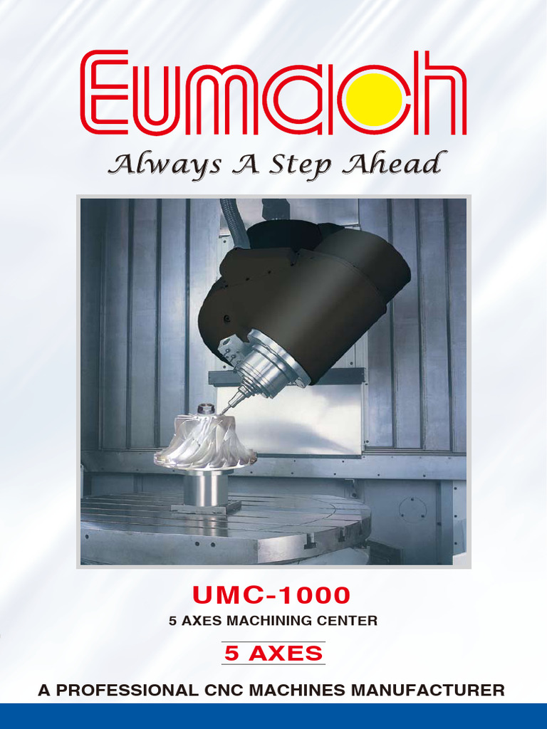 2018 - UMC-1000 2016 - New | PDF | Rotation Around A Fixed Axis | Machining