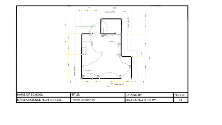 DILOY - Power Layout Plan (Plate No. 21) | PDF