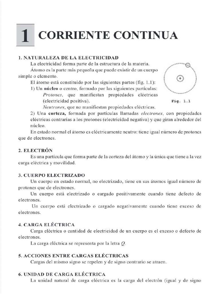 CFT - Tema 0 Corriente Continua | PDF