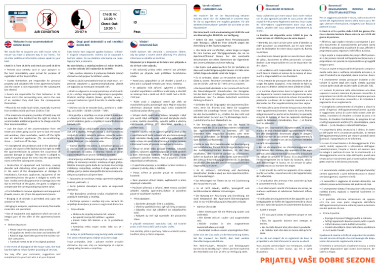 Kucni Red Adriagate A3 DE FR IT | PDF