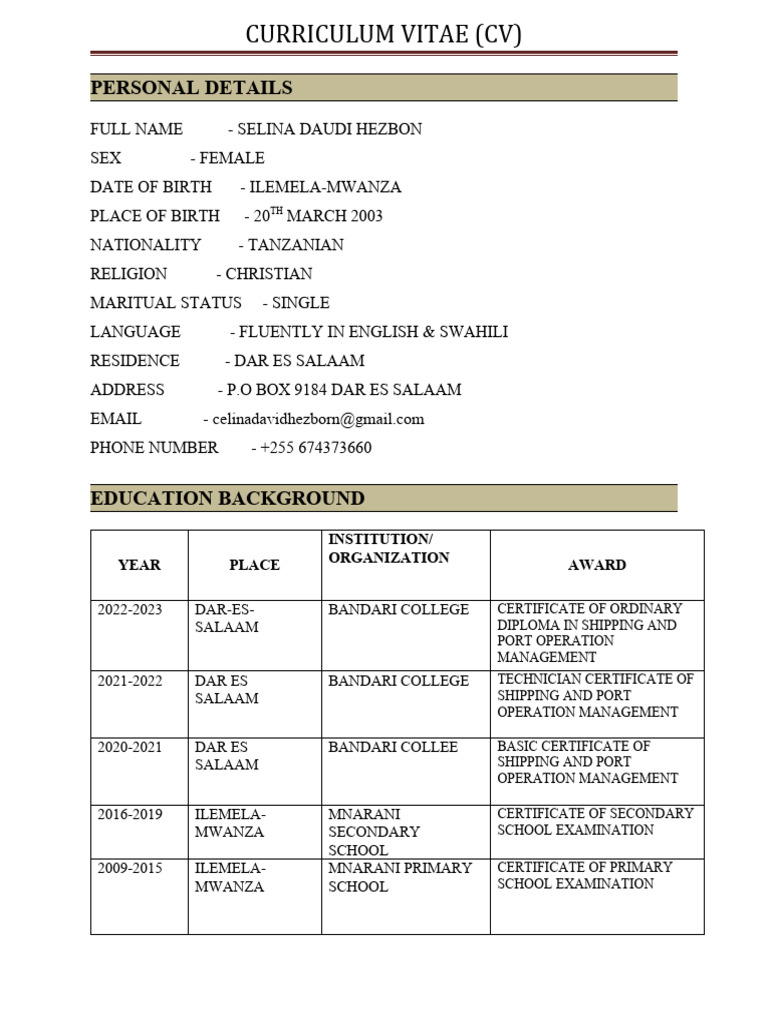 CV Augustino | PDF | Cognition | Learning