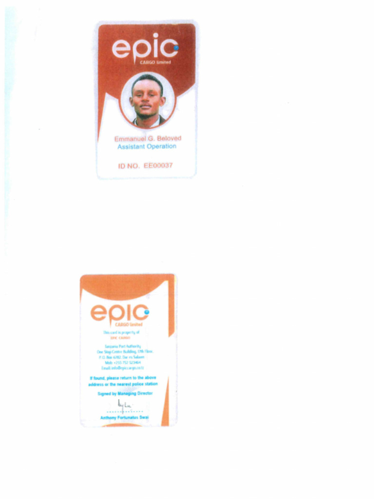 Epic Id | PDF