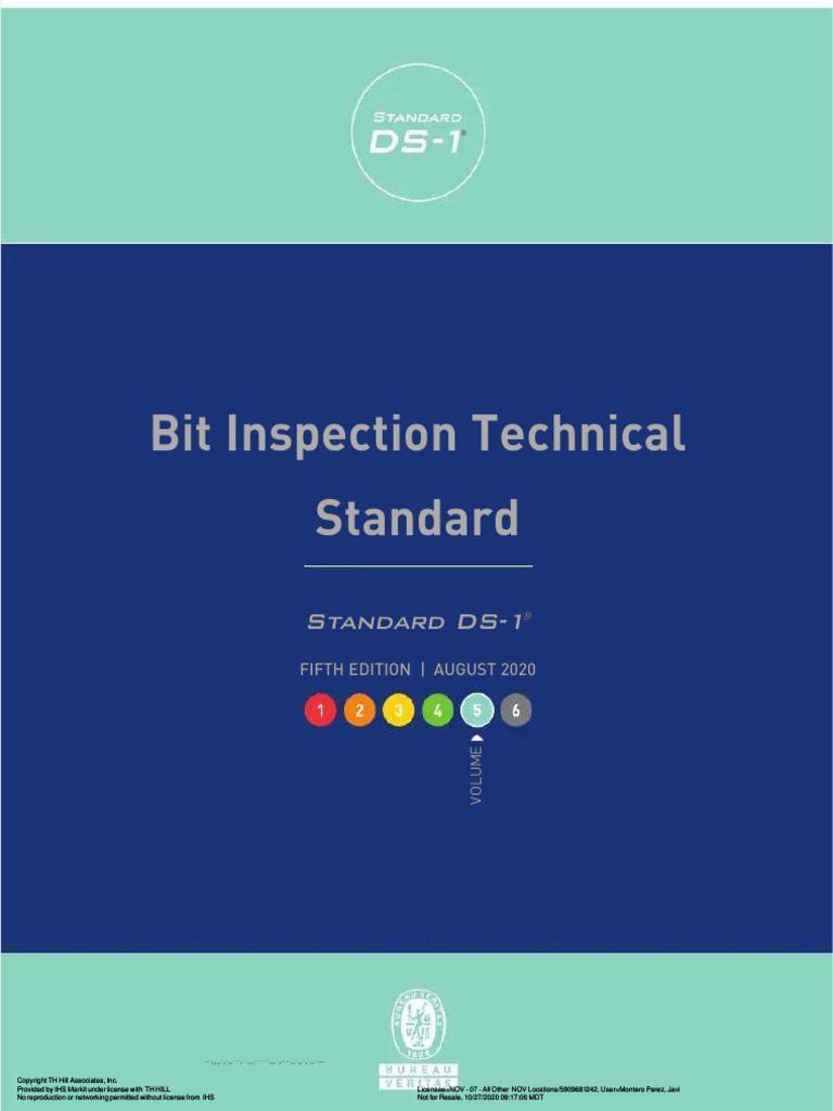 Ds 1 Vol 5 Bit Inspection Technical Standard | PDF | New York Stock ...