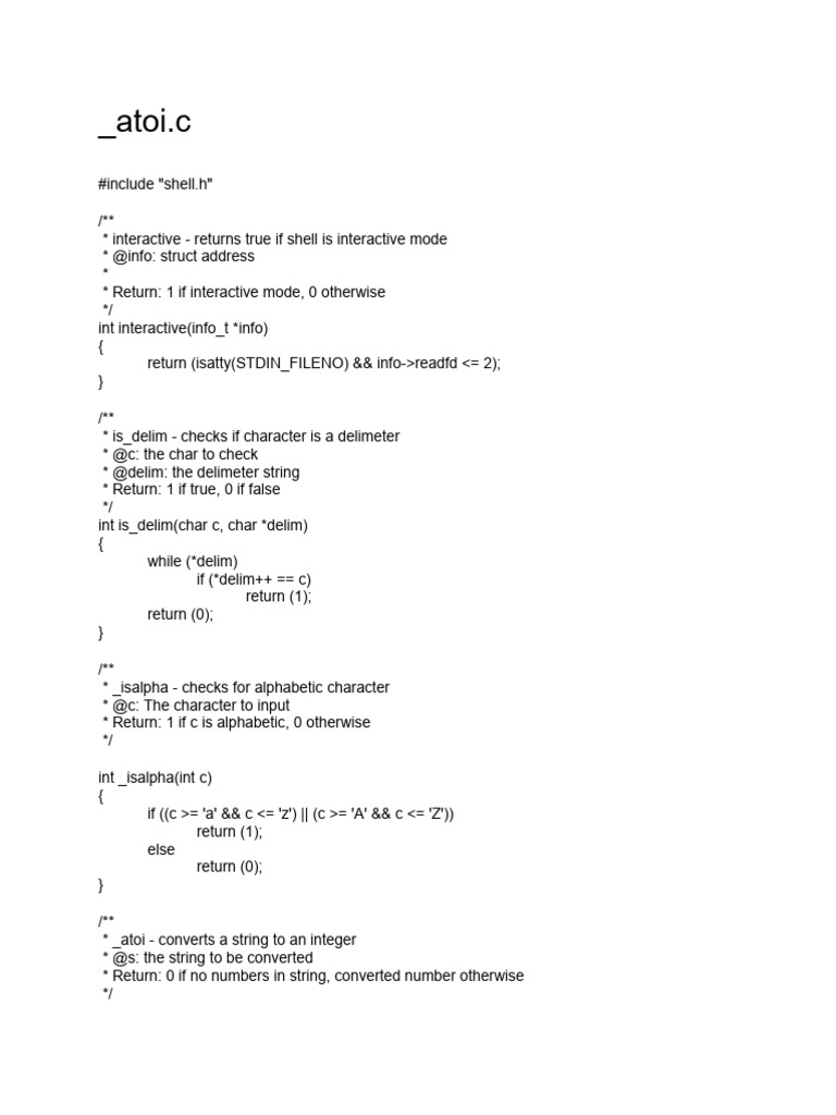 0x16. C - Simple Shell | PDF | Pointer (Computer Programming) | Software Engineering