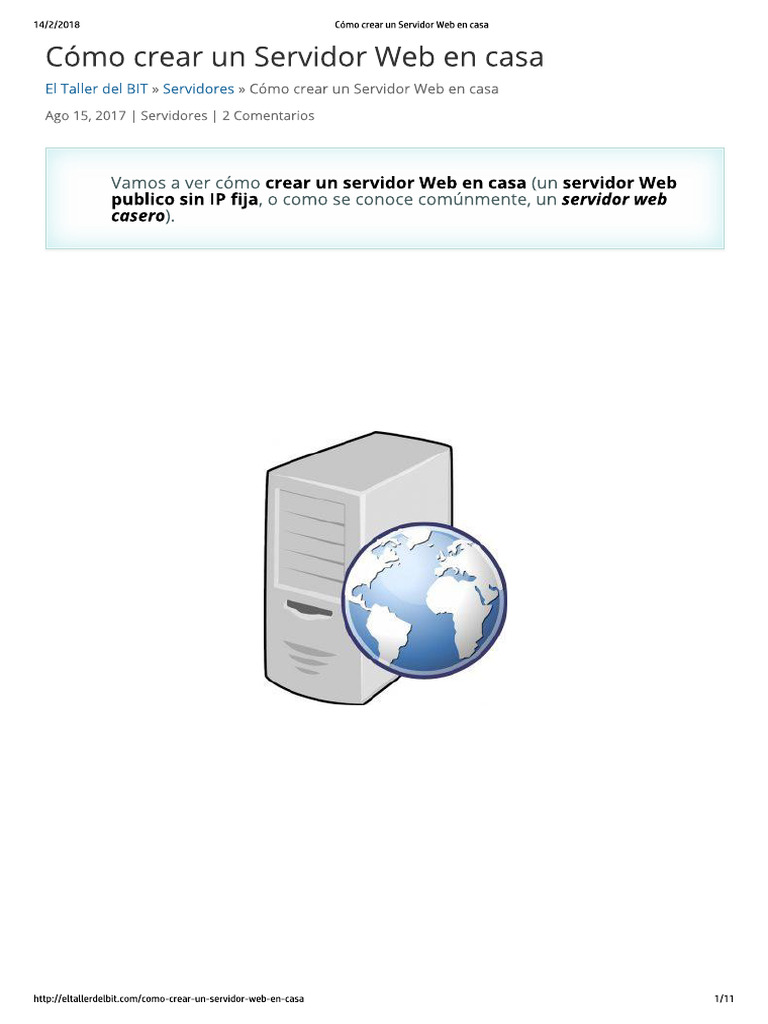 Cómo Crear Un Servidor Web en Casa | PDF | Théorie (échecs) | Échecs Cómo Crear Un Servidor Web en Casa | PDF | Théorie (échecs) | Échecs
